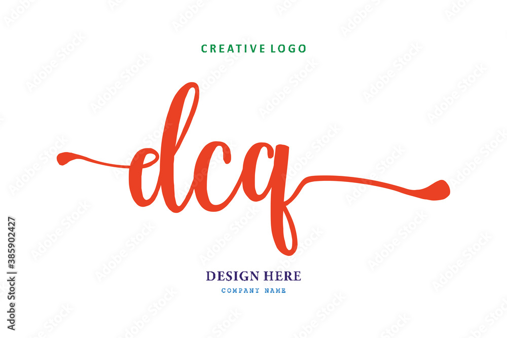 logo susunan huruf DCQ sederhana mudah dipaham, simpel dan berwibawa ...