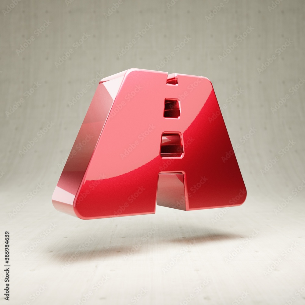 Road icon. Red glossy metallic Road symbol isolated on white concrete ...