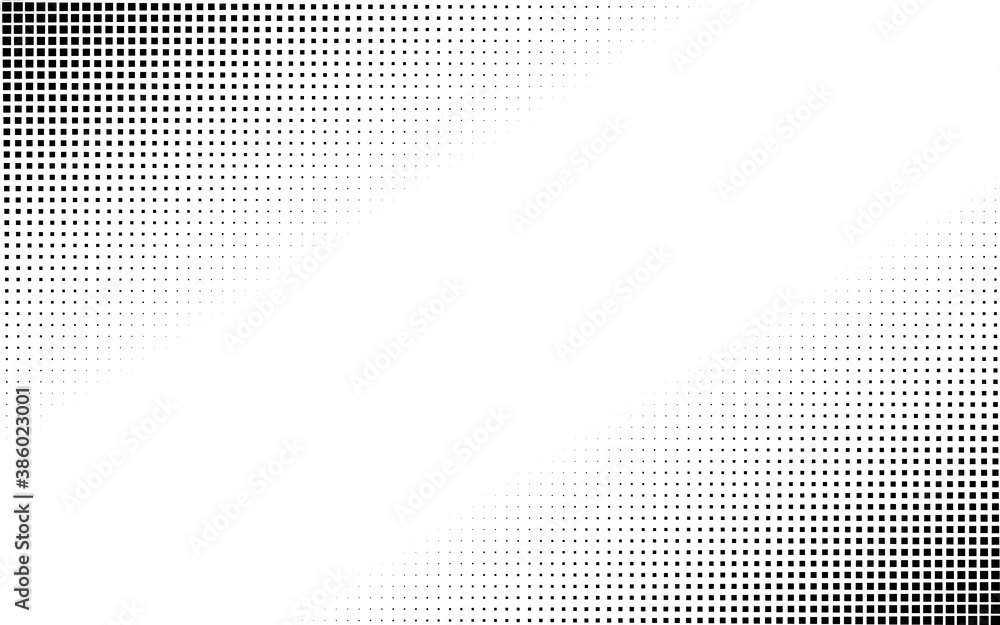 Squares halftone geometric background pattern and texture vector ...