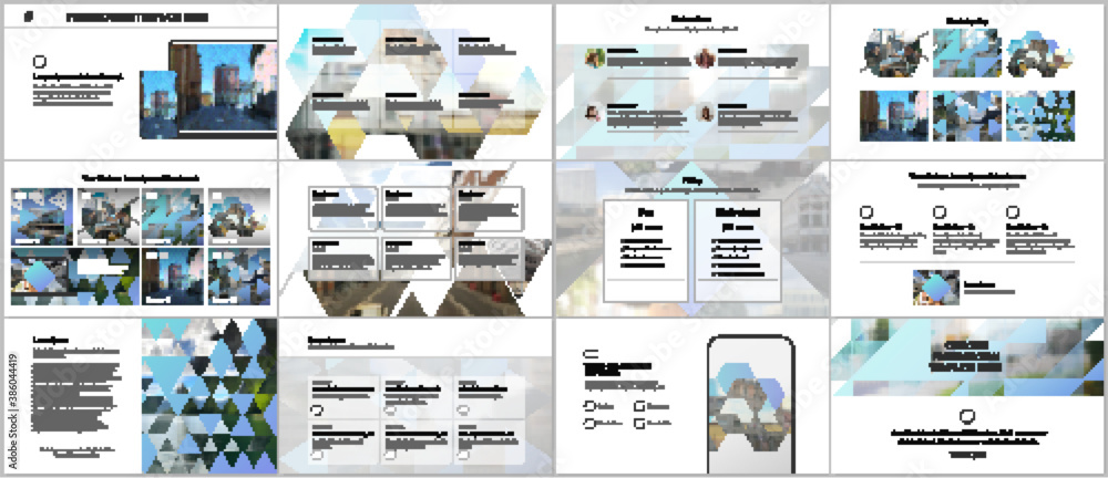 Vector templates for website design, presentations, portfolio ...