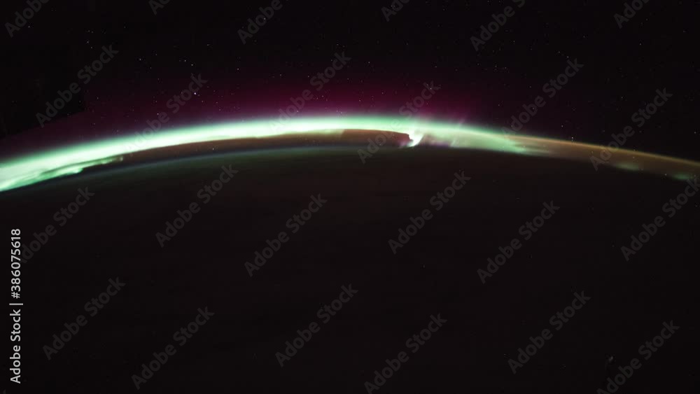 Planet Earth view seen from the International Space Station capturing ...