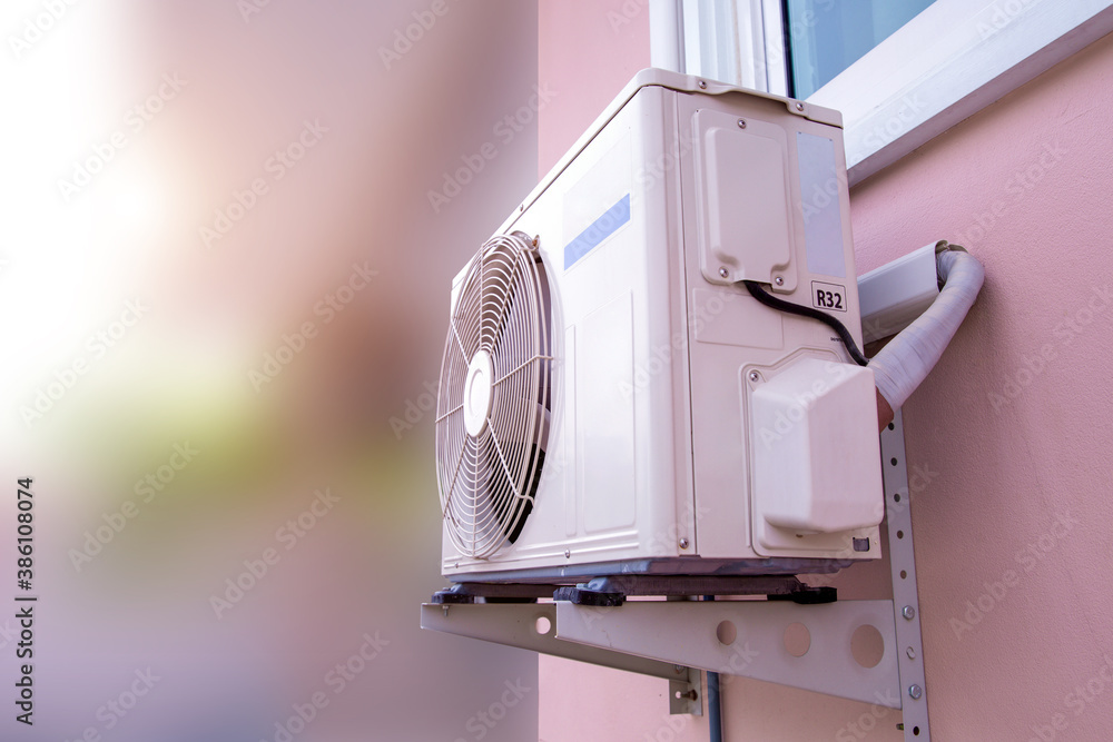 Outdoor split wall type air conditioner compressor unit A/C inverter ...