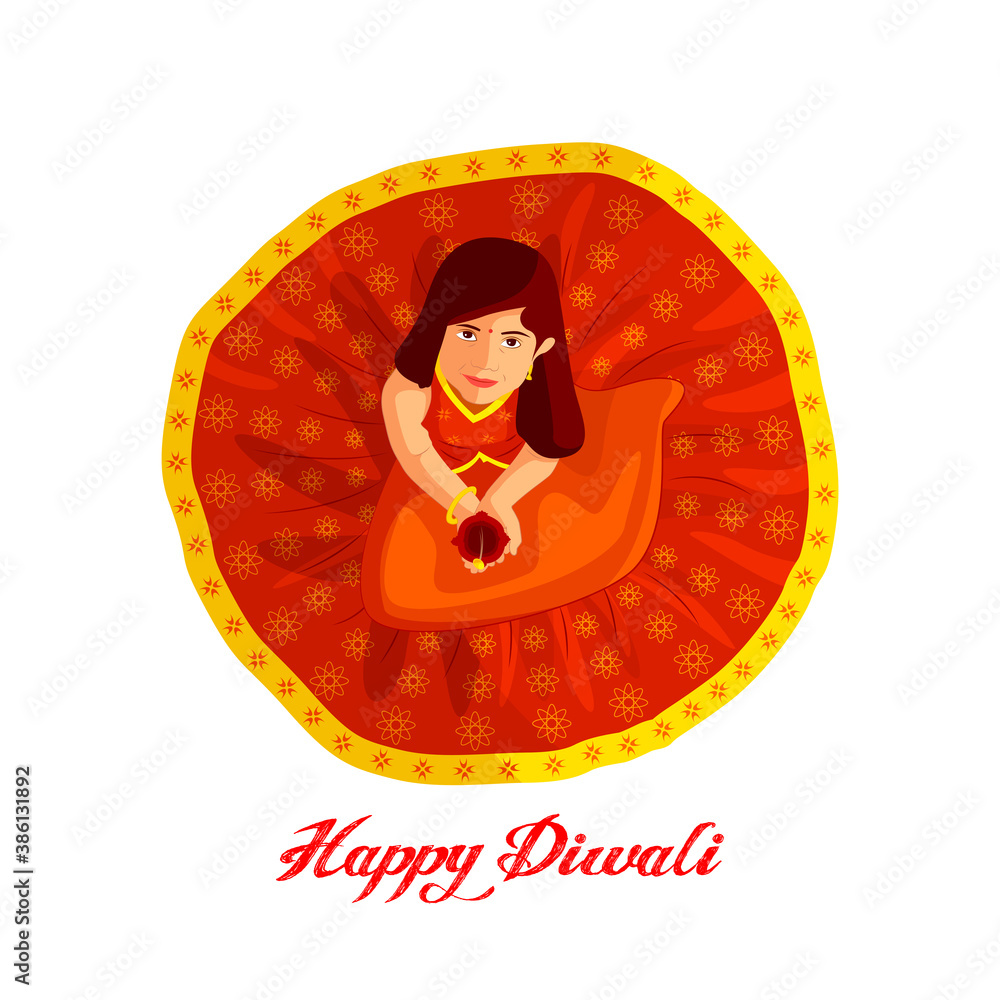 Happy diwali. Festival of light, greeting card. Diwali colorful posters ...