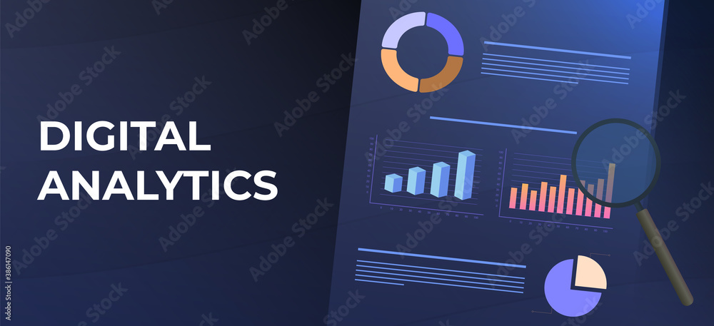 Intelligence and Digital Business Analytics with KPI (key performance ...