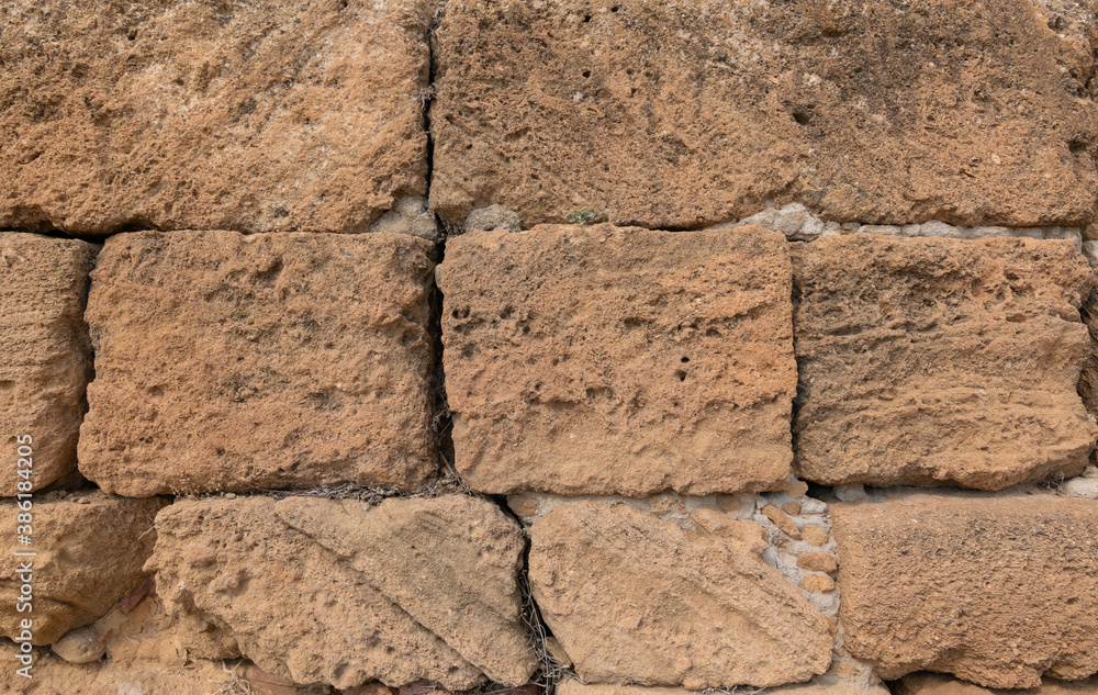 ancient greek stone wall texture Stock Photo | Adobe Stock