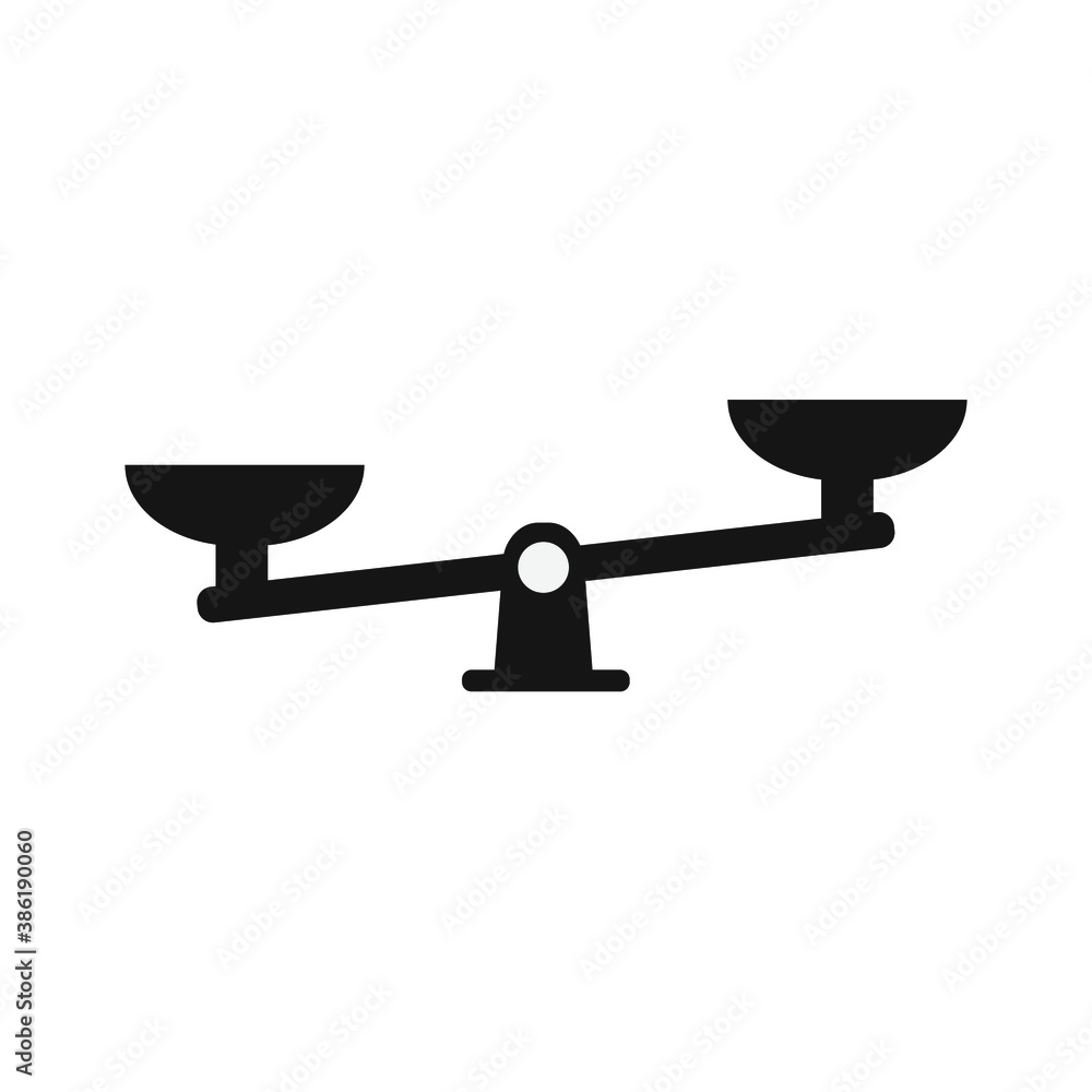 Law scale vector icon. Law firm logo design inspiration. Eps 10 vector ...