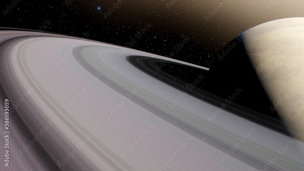 planet with rings, planet with an asteroid belt, asteroid rings around ...