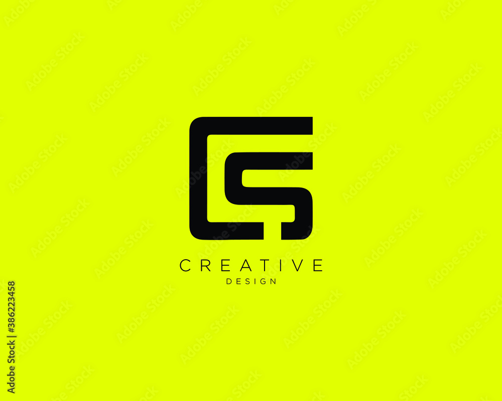 Professional and Minimalist Letter CS Logo Design, Editable in Vector ...