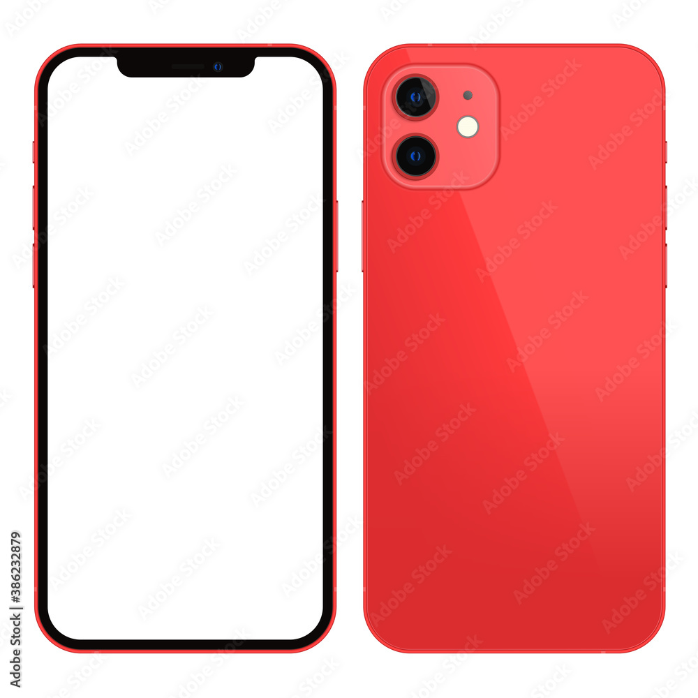Anapa, Russian Federation - October, 18, 2020: New Red Color Iphone 12 ...