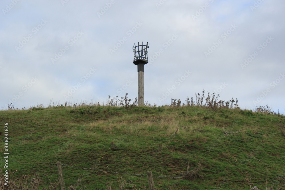Beacons or fire beacon are a warning signal system of historical Uk lit ...