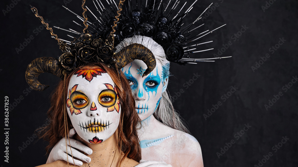 Day Of The Dead Skull Makeup For Girls