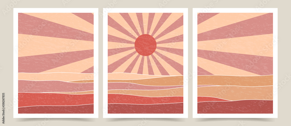 Vector illustration. Abstract contemporary aesthetic backgrounds ...