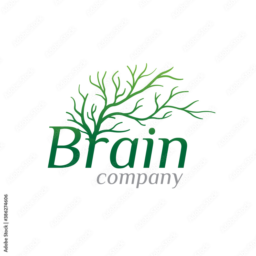 brain tree logo designs for medical mind logo service Stock Vector ...