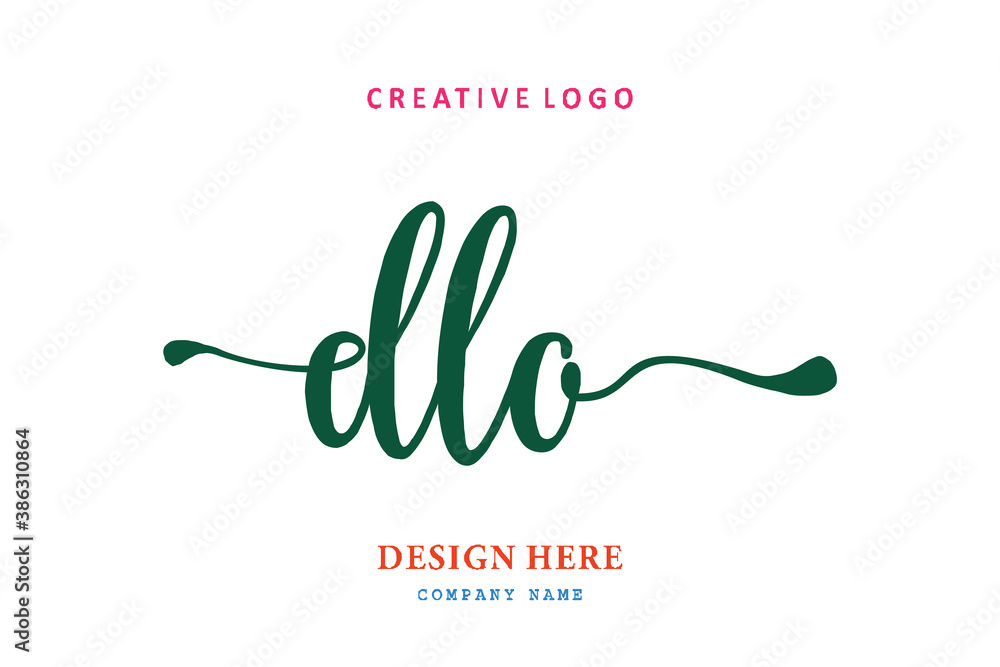 logo composition of the letter DLO is simple easy to understand, simple ...