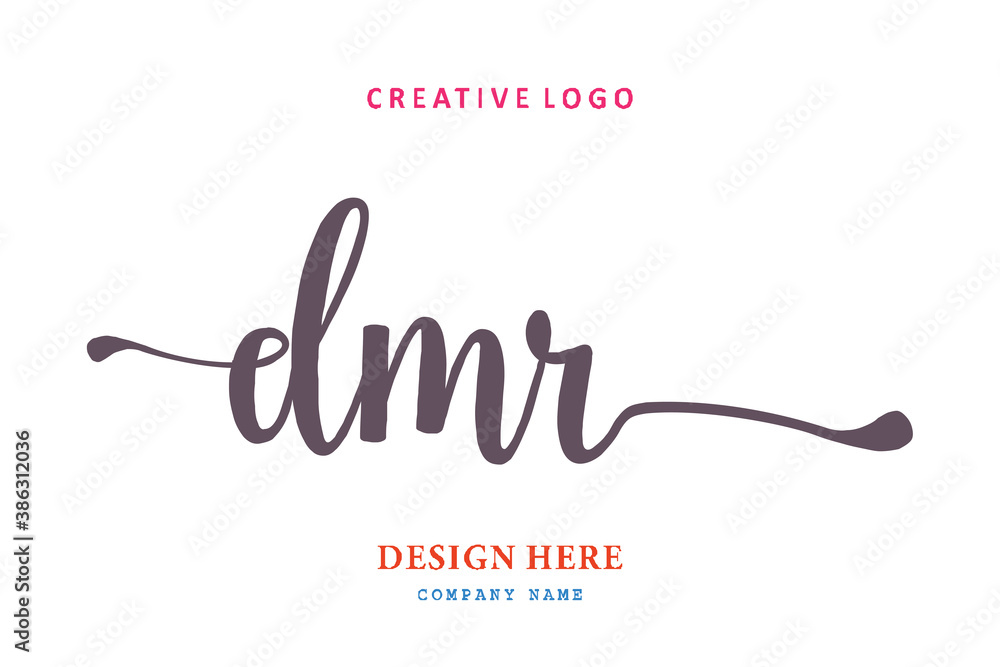 logo composition of the letter DMR is simple easy to understand, simple ...