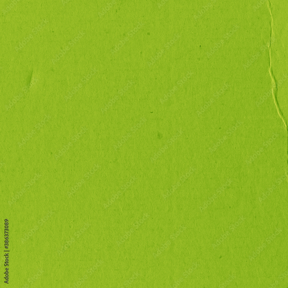 A green vintage rough sheet of carton. Recycled environmentally ...