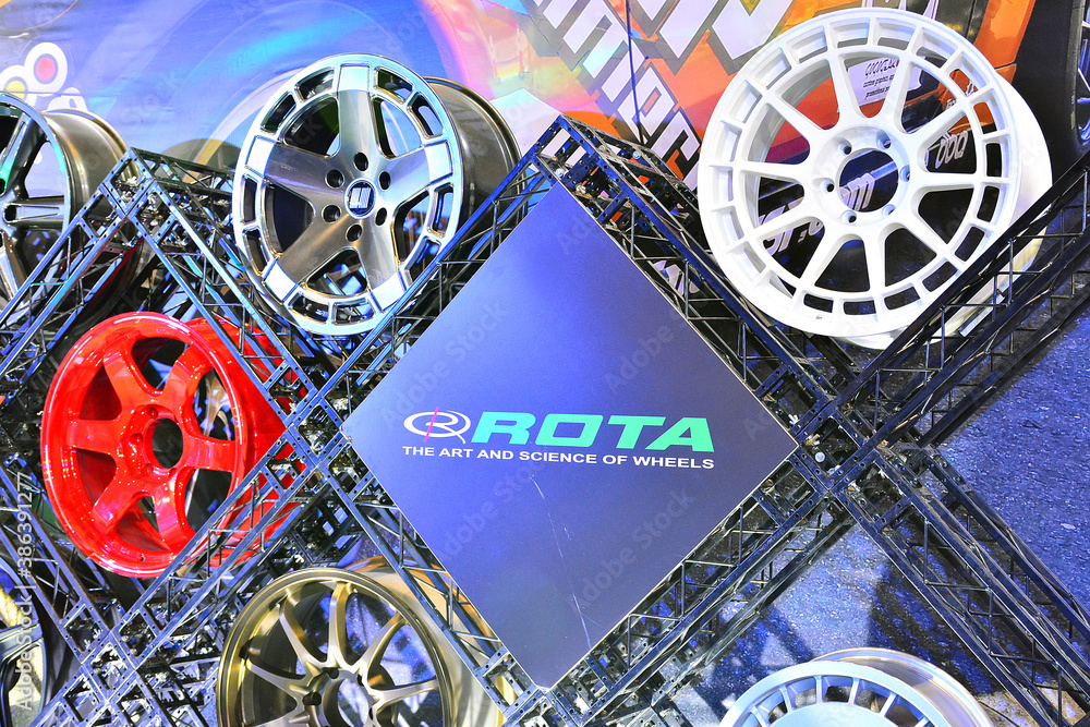 Rota wheel mags at Manila International Auto Show in Pasay, Philippines ...