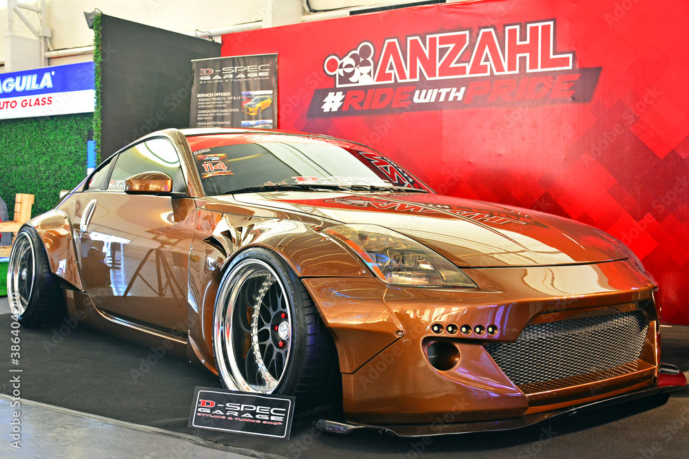 Nissan 350Z at Hot Import Nights car show in Pasig, Philippines Stock ...