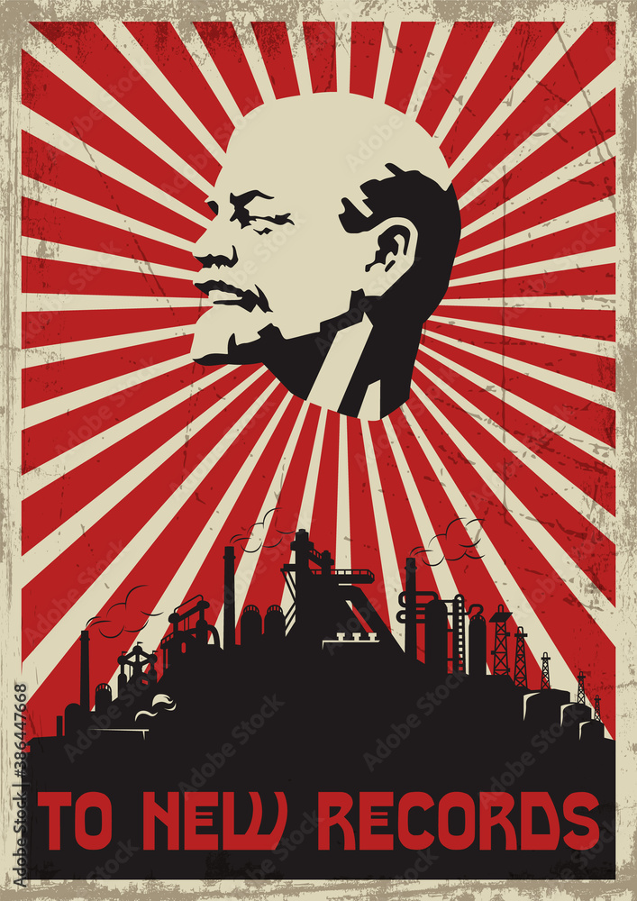 Soviet Poster Art Poster, Print Build For New Generations Retro Soviet