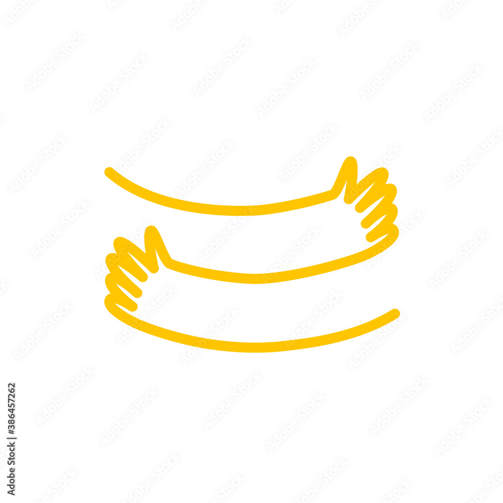 Hug icon. Clipart image isolated on white background. Stock Vector ...