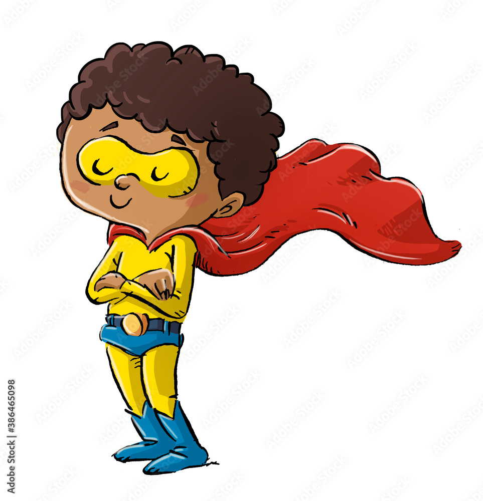 Superhero Kid African American