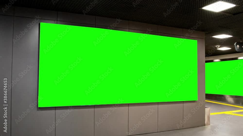 signboard mockup abstract background for modern design Stock Video ...