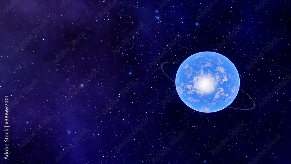 beautiful space background, planet in space, exoplanet, another earth ...