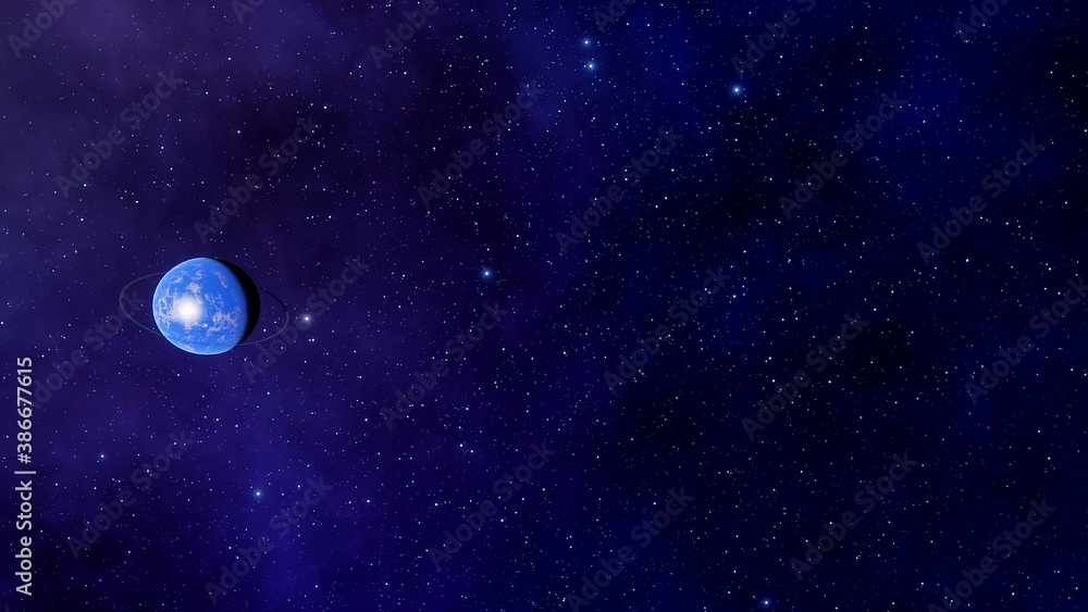 beautiful space background, planet in space, exoplanet, another earth ...