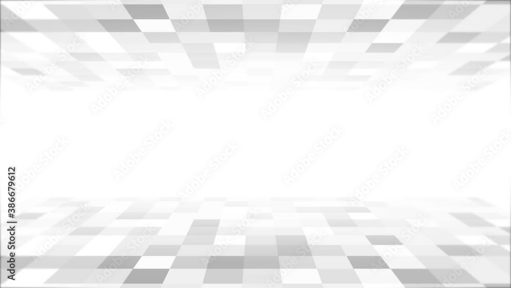 4K blue tech grid lines particles background is a spectacular motion ...