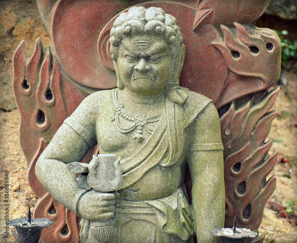 Acala or Achala is a dharmapala (protector of the Dharma), prominent in ...