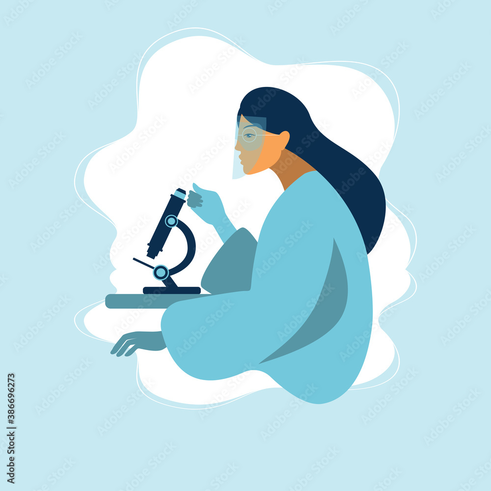 International Day of Women and Girls in Science February 11 vector ...