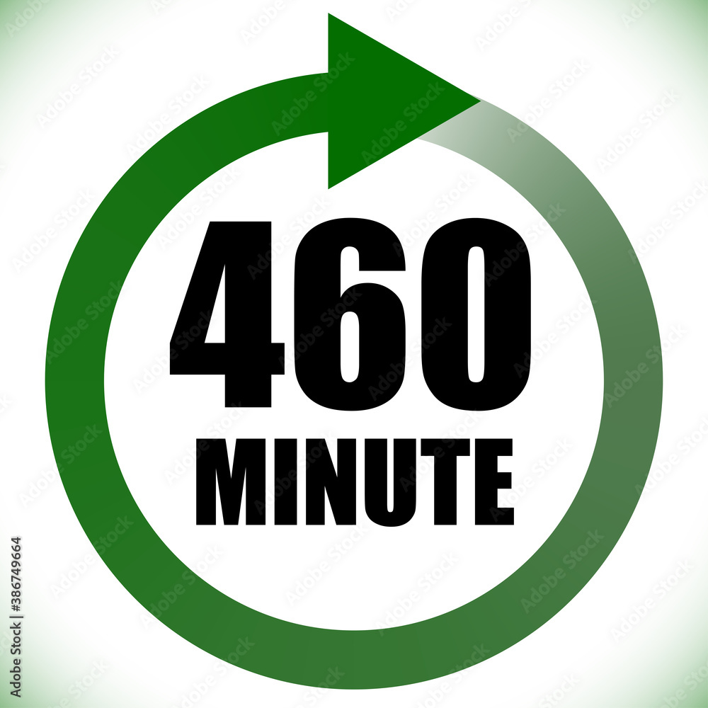 Numbers, numerals dial illustration. Time, duration and schedule ...