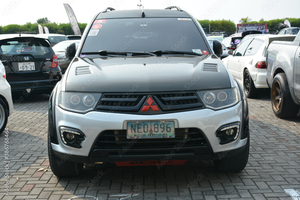 Mitsubishi Montero at Bumper to Bumper 15 car show Stock Photo | Adobe ...
