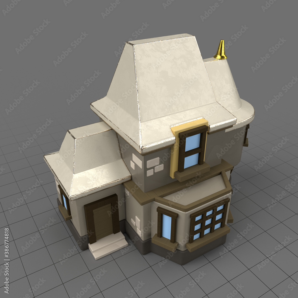 Castle store Stock 3D アセット | Adobe Stock