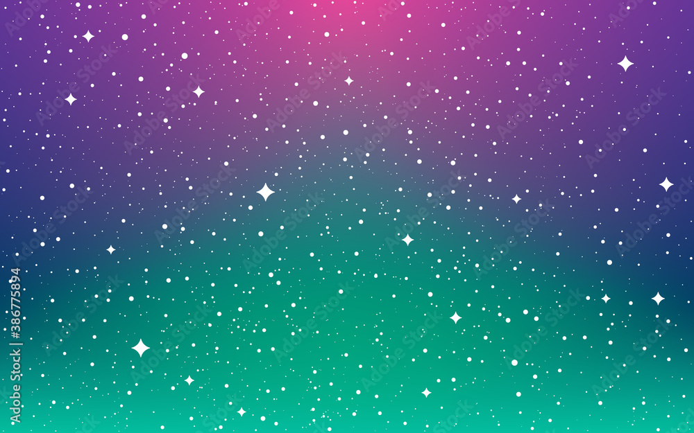 Space background. Northern lights wallpaper. Color universe with white ...