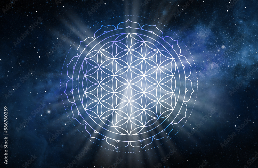 Flower Of Life Symbol Wallpaper