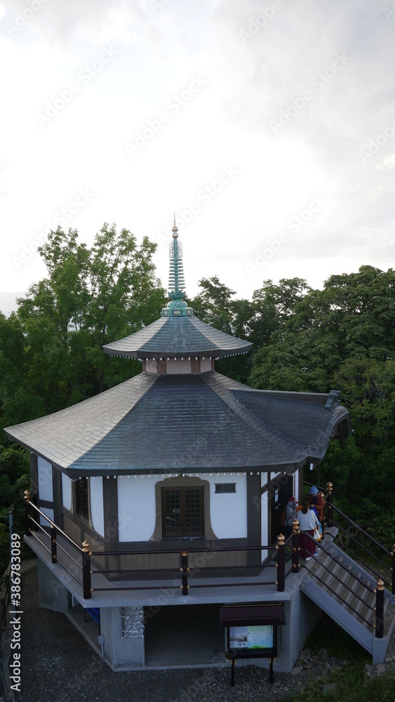 Mount Moiwa is a landmark peak with a cable car to the summit, known ...