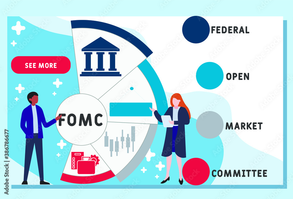 Vector website design template . fomc - federal open market committee ...