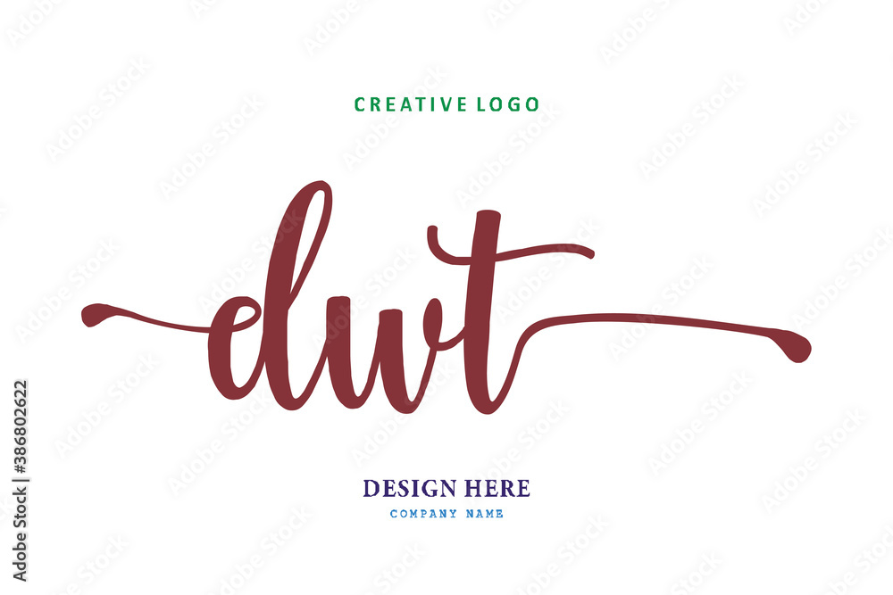 logo composition of the letter DWT is simple, easy to understand and ...