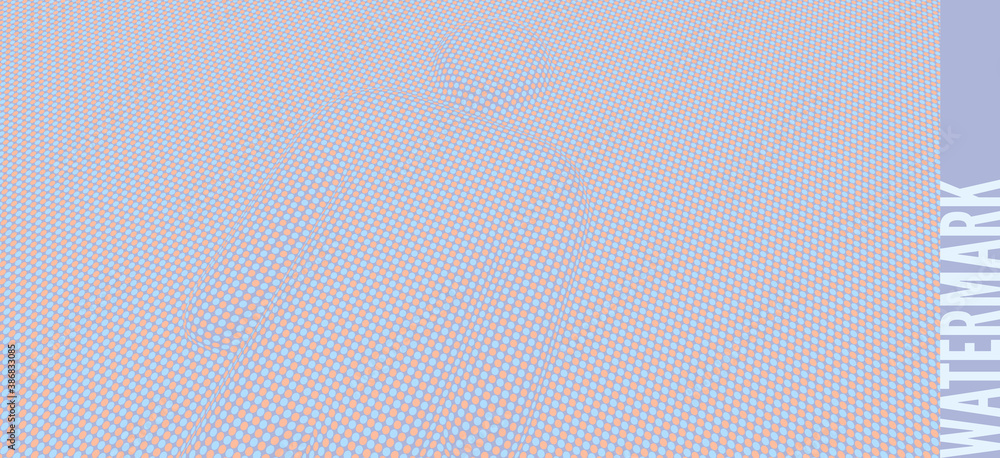 People symbol extruded from dotted pattern. Business team. Generative ...