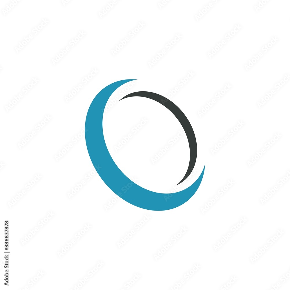 Vetor de Circle ring logo and symbol vector image do Stock | Adobe Stock