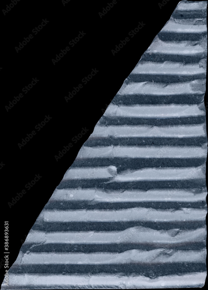 Close up of a light brown vintage torn sheet of carton. Cardboard paper ...