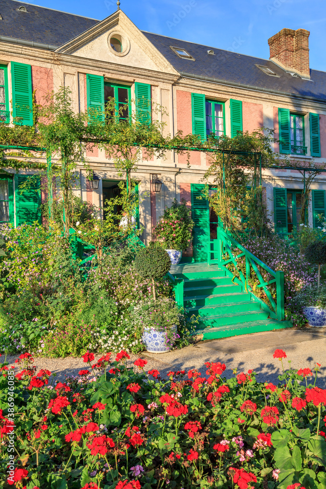 The house of Claude Monet at Giverny Stock Photo | Adobe Stock