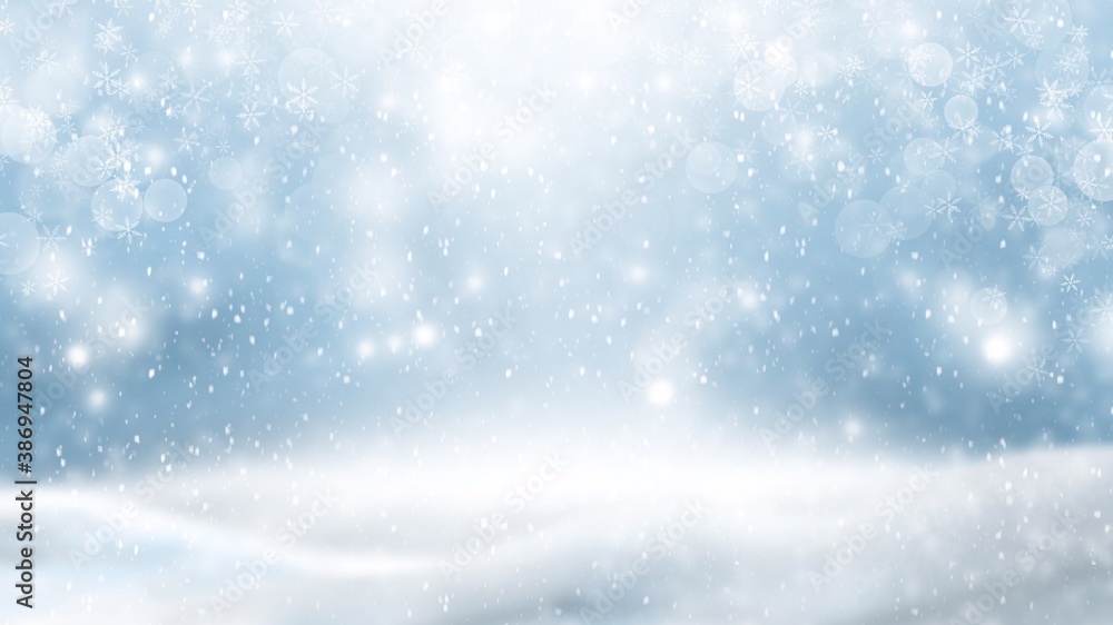 Abstract Backgrounds snow on blue backgrounds Stock Illustration ...