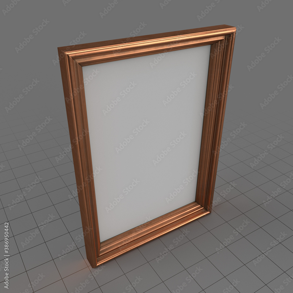 Art frame 2 Stock 3D asset | Adobe Stock