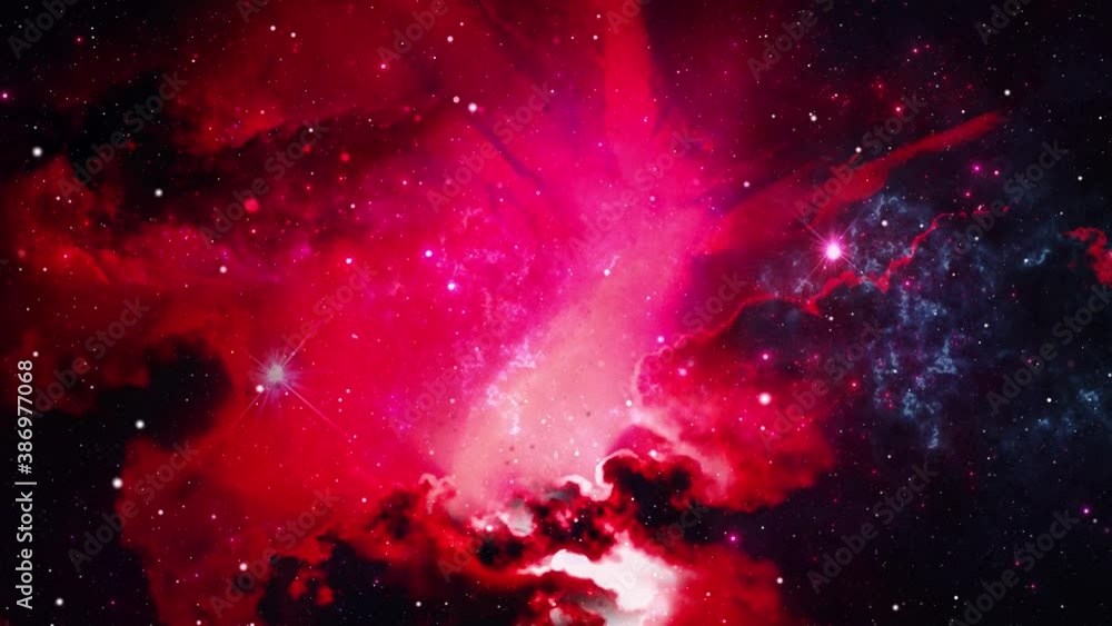 Flying In Orion Nebula 4K is motion footage for scientific films and ...