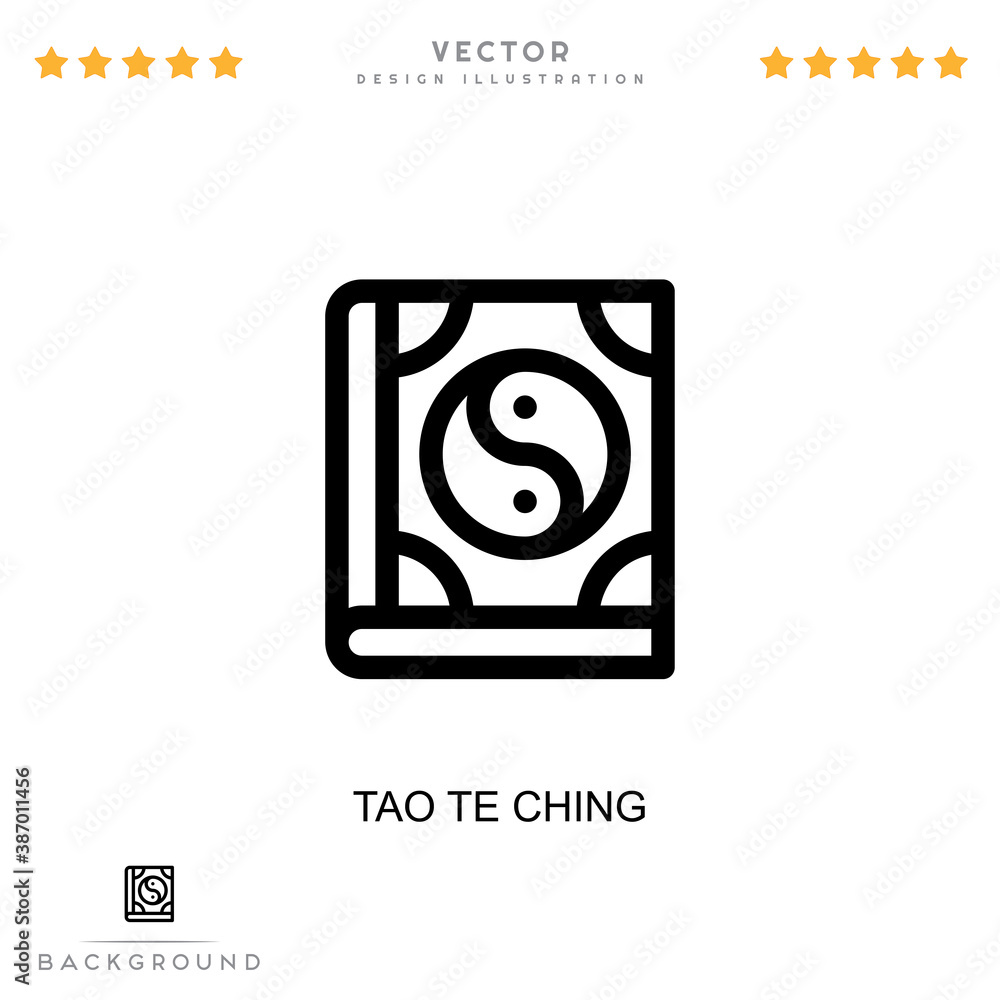 Tao te ching icon. Simple element from digital disruption collection ...