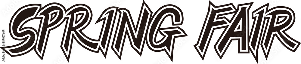 SPRING FAIR Stock Illustration | Adobe Stock