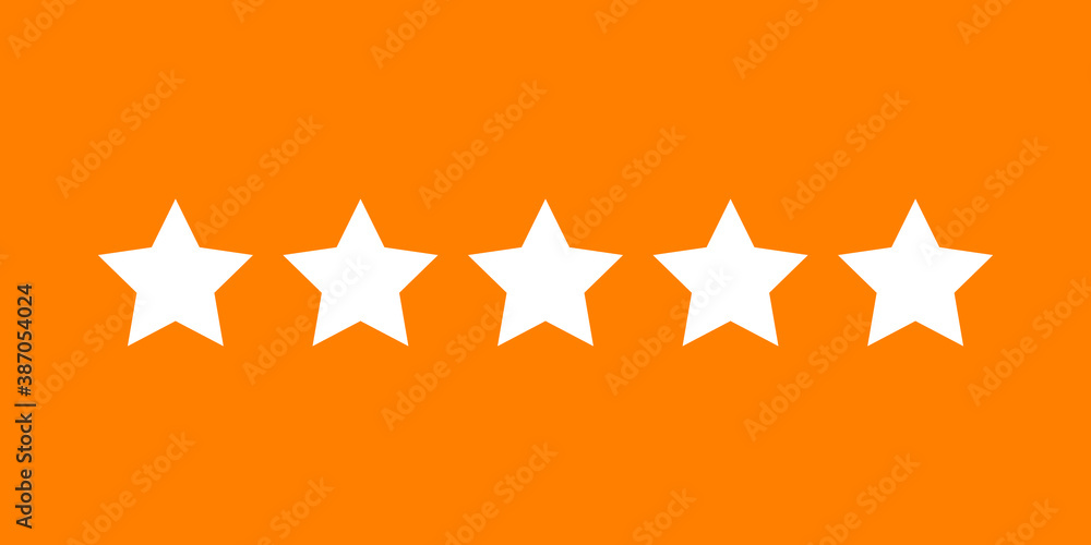 star review and rating design vector illustration Stock Vector | Adobe ...