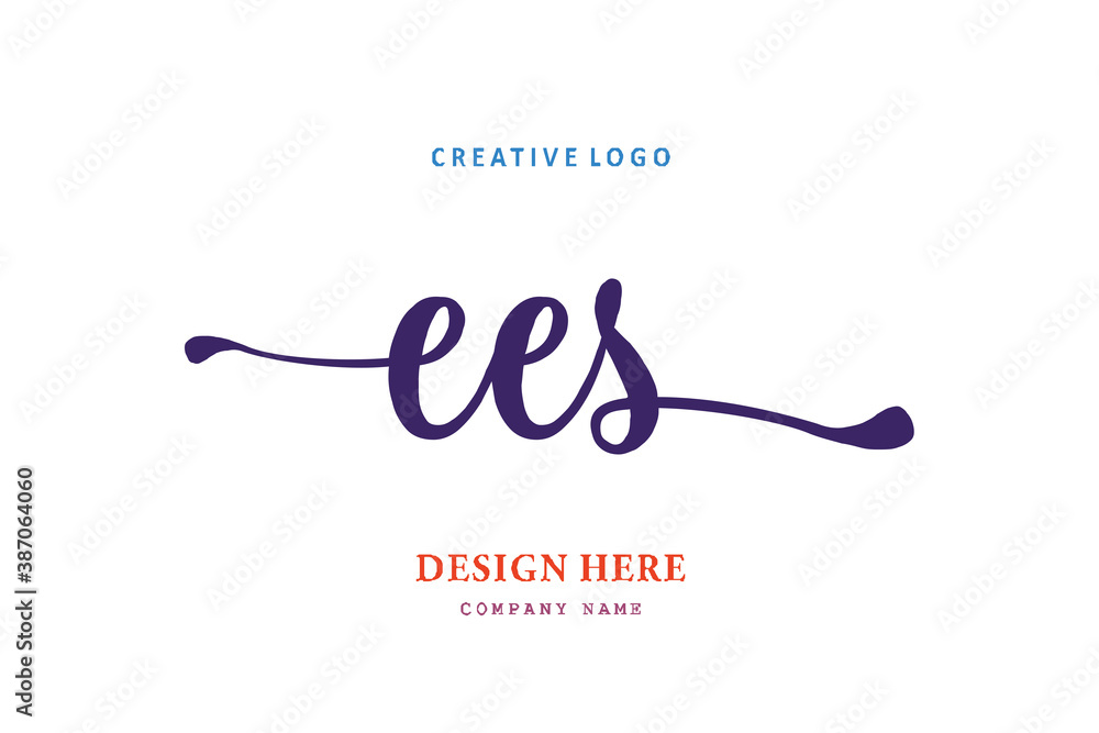 logo composition of the letter EES is simple, easy to understand and ...